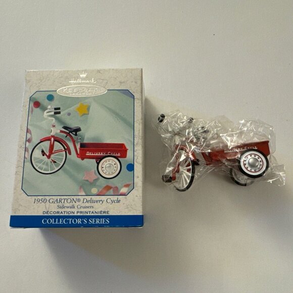 Holiday | 1999 Hallmark Keepsake Ornament 195 Garton Delivery Cycle ...